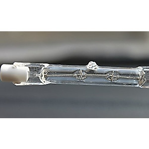 CTKcom 250-Watt 3.1-Inch T3 Halogen Bulbs(5 Pack) - J Type 78mm Double Ended 120 Volts 250 Watt T3 Halogen Bulbs R7S Double Ended Filament Flood Lights Quartz Tube Lamps 120V,5 Pack