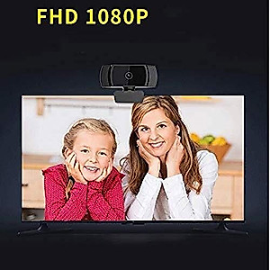 Full HD Computer Camera 1080P USB Streaming Webcam with Microphone Webcam for Gaming Conferencing Working Laptop or Desktop PC USB Computer Camera Suitable for Home Computer eq