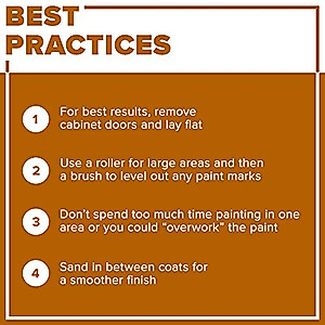 INSL-X CC550109A-01 Cabinet Coat Enamel, Satin Sheen Paint, 1 Gallon, White, 128 Fl Oz (Pack of 1)