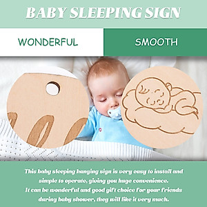 Baby Sleep Sign Baby Room Decor Front Porch Sign Baby Room Hanging Sign Baby Shower Boy Sleeping Baby Door Sign Baby Sleeping Sign Baby Sleeping Plaque Sleeping Baby Plaque