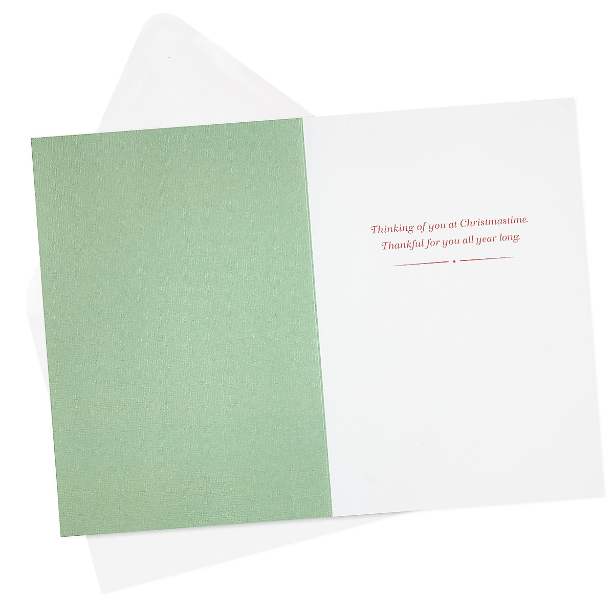 Hallmark Signature Christmas Card (Merry Christmas Lettering)