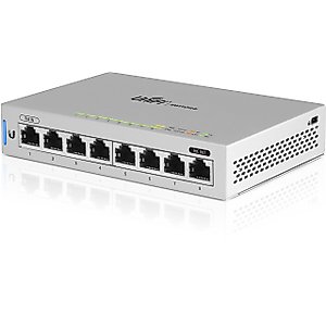 Ubiquiti UniFi US-8 PoE Powered 8 Port Managed Gigabit Switch with PoE Passthrough