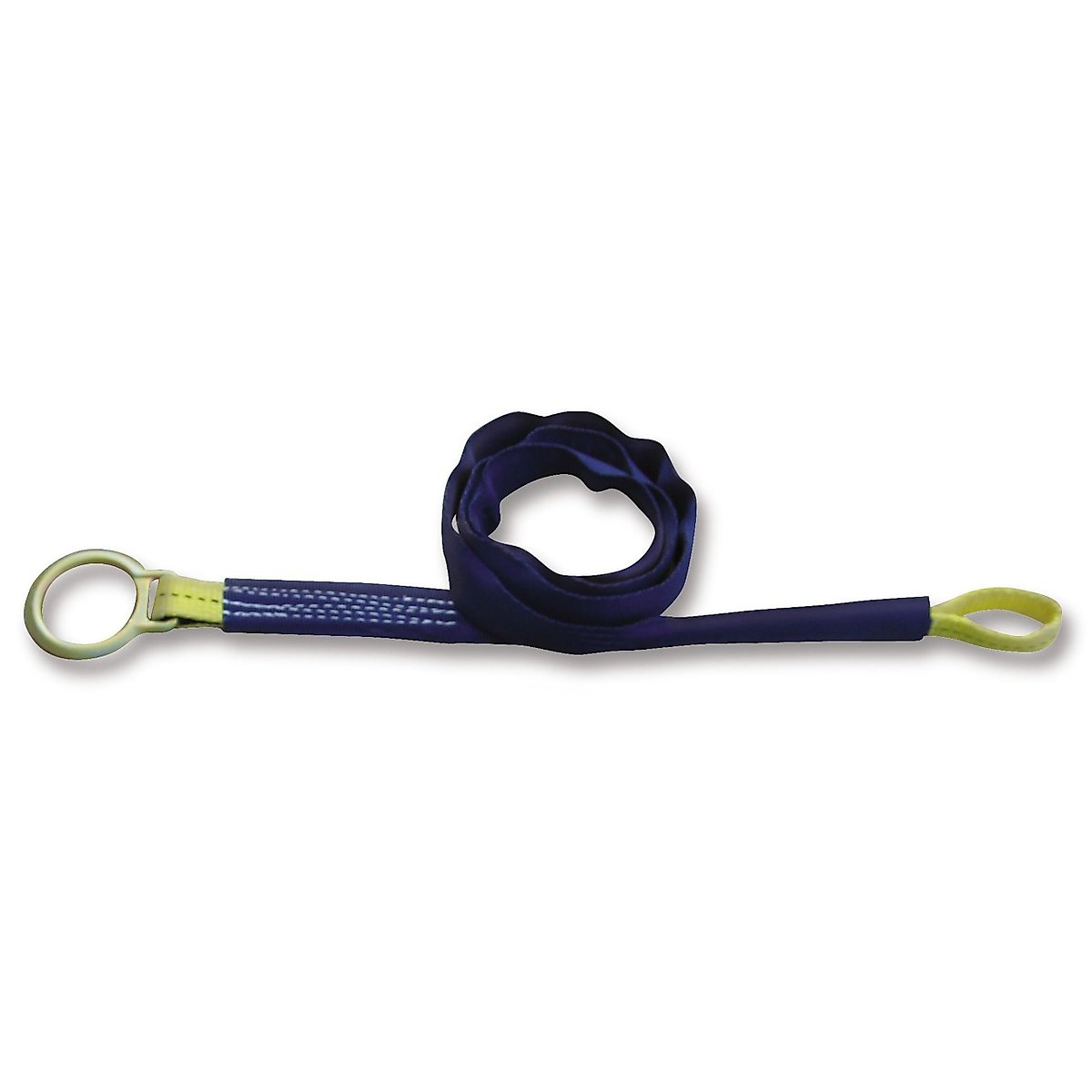 FallTech 7472 Concrete Web Anchor Strap with Loop and D-Ring, 6-Foot