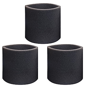 3 Pack 90585 Foam Sleeve Filter Replacements for Shop Vac for Vacmaster & for Genie Shop Wet Dry Vacuums, VF2001 Foam Filter for Wet Dry Vacuum Cleaner