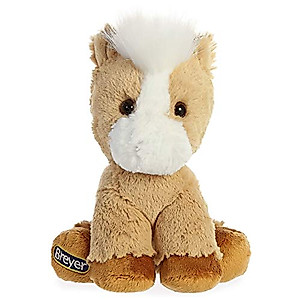 Breyer Aurora® Exquisite Palomino Stuffed Animal - Realistic Detailing - Imaginative Play - Brown 8 Inches