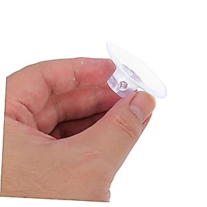 Healeved 20pcs String Open Clamp Suction Cup Desktop Stand Clear Cable Clips Cable Holders for Cords Suction Cup Cable Clips Wall Cable Organizer Mini Shower Caddy Suction Wall Cable Fixer