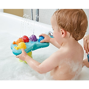 Hape Music Fountain Bath Toy| Whale Bathtub 2 Play Modes Toy with Music| Bathroom Shower Toy for Toddlers
