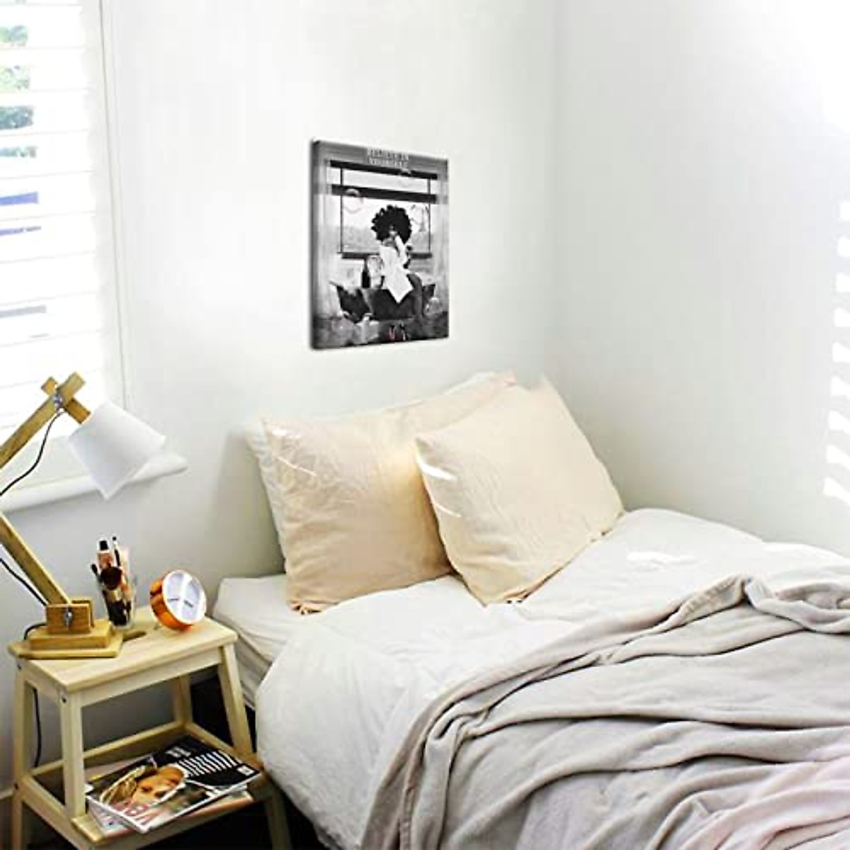 African American Wall Art Bathroom Decor Black Girl In Bathtub Canvas Wall Art Poster Prints Modern Pink Wall Decor Fashion Black Women Pictures Framed Artwork For Bathroom Ready To Hang 8"X10"