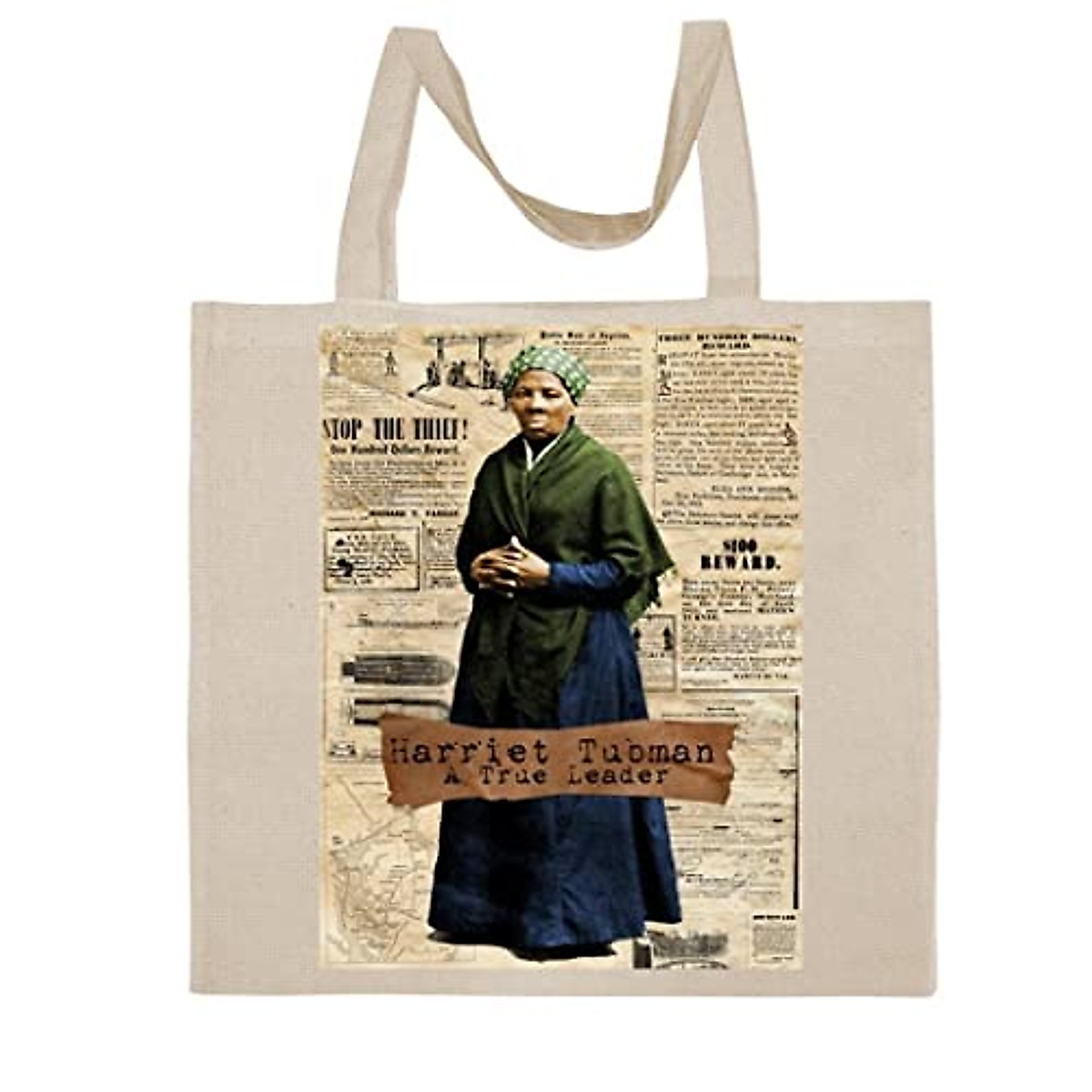 FC Carino Harriet Tubman - A Nice Graphic Cotton Canvas Tote Bag FCA #FCAG634861