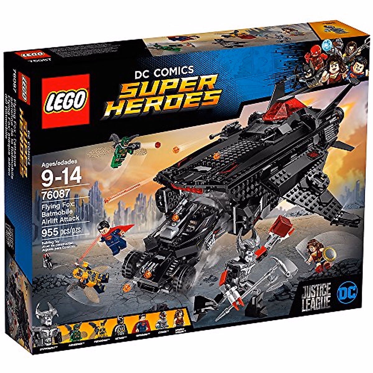 LEGO Super Heroes 76087 Flying Fox: Batmobile Airlift Attack (955 Piece)