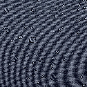 Classic Accessories Montlake FadeSafe Water-Resistant 15 Dia x 2 Inch Patio Dining Seat Cushion, Heather Indigo Blue, Patio Furniture Cushions