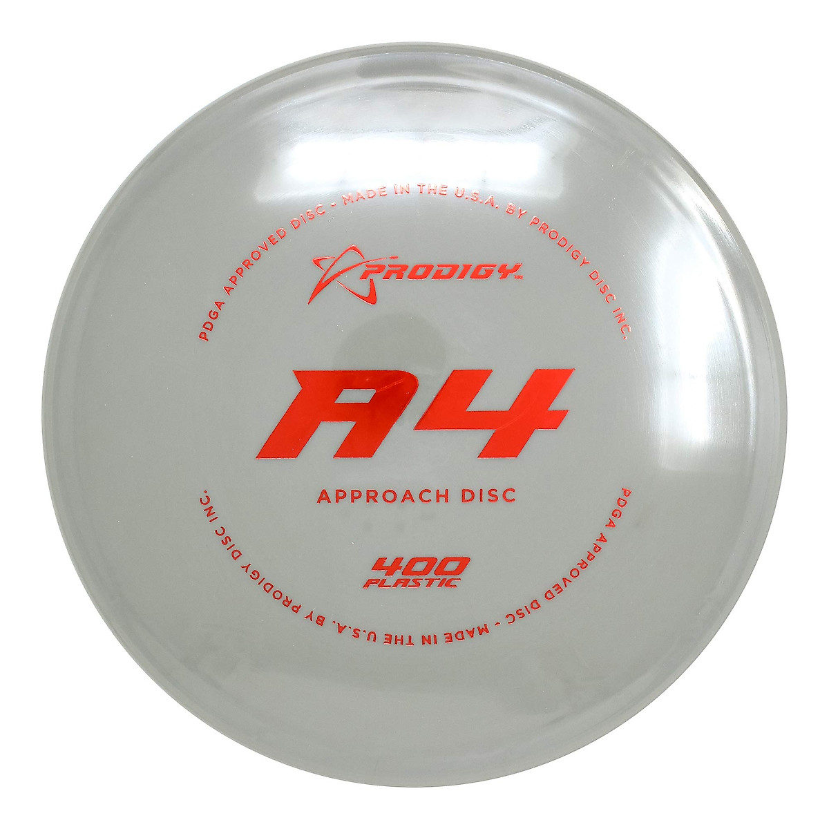 Prodigy Disc 400 A4 Approach Disc | Slightly Overstable Disc Golf Approach Disc | Great Grip in All Conditions | Perfect for Short Approach Shots | (Colors May Vary) (170-174g)