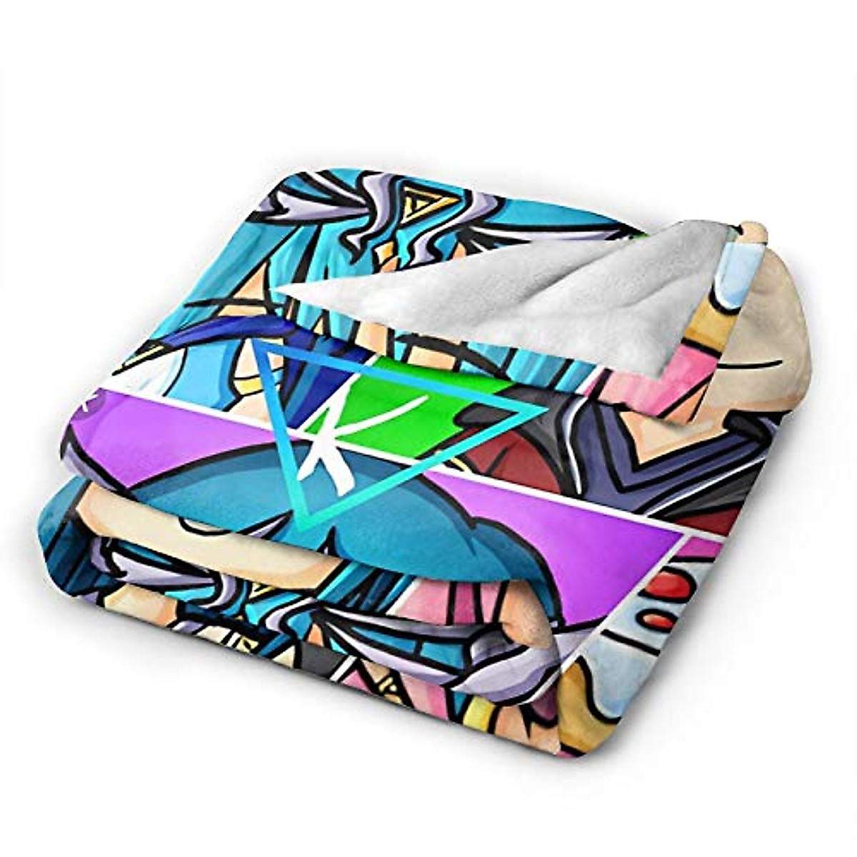 The Krew Its-Funneh All Protagonists Blankets Super Soft Warm Faux Fur Throw Blanket -Ultra-Soft Micro Fleece Blanket Twin, Warm, Lightweight, Pet-Friendly, Throw for Home Bed, Sofa & Dorm