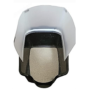 Cat Litter Box Pee Shield - 3 Pack - The Original - Helps Prevent Litter Scatter and Urine from Going Outside of The Litter Box. Wipe Clean in Place or Remove for Cleaning and reattach.