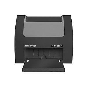 Ambir nScan 690gt-BCS High-Speed Vertical Card Scanner with AmbirScan Business Card for Windows PC