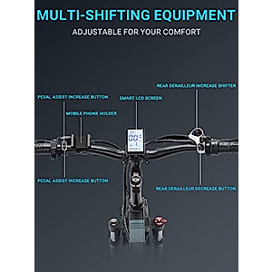 Folding Ebikes for Adults Full Suspension 1000W Motor 48V 14AH Removable Battery 20" x 4.0 Fat Tire E-Bikes Shimano 7-Speed 28MPH 50 Miles Folding Electric Bike bicicleta electrica para adultos