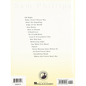 Best of Sam Phillips Piano, Vocal and Guitar Chords