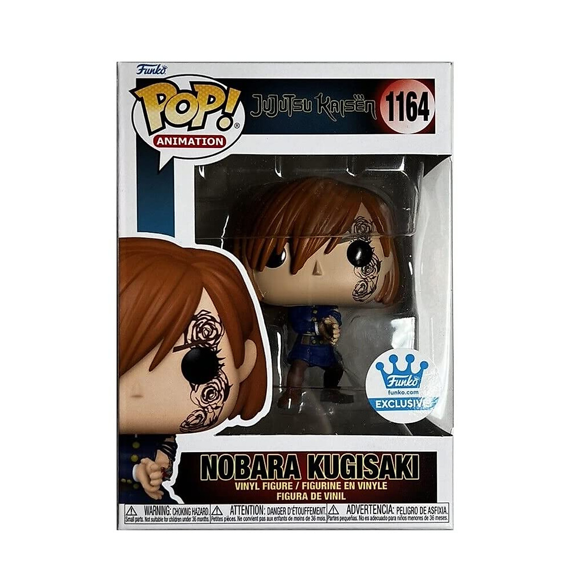 Funko Jujutsu Kaisen Nobara Kugisaki in Fight Stance Pop 1164 Exclusive Bundled with Pop Protector