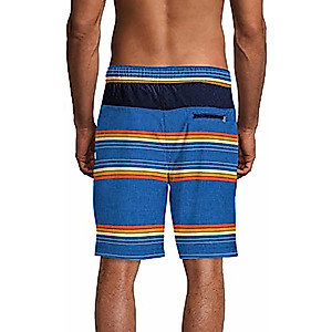 Speedo Mens Hydro Volley Swim Shorts (Speedo Blue Stripe, Medium 32/34)
