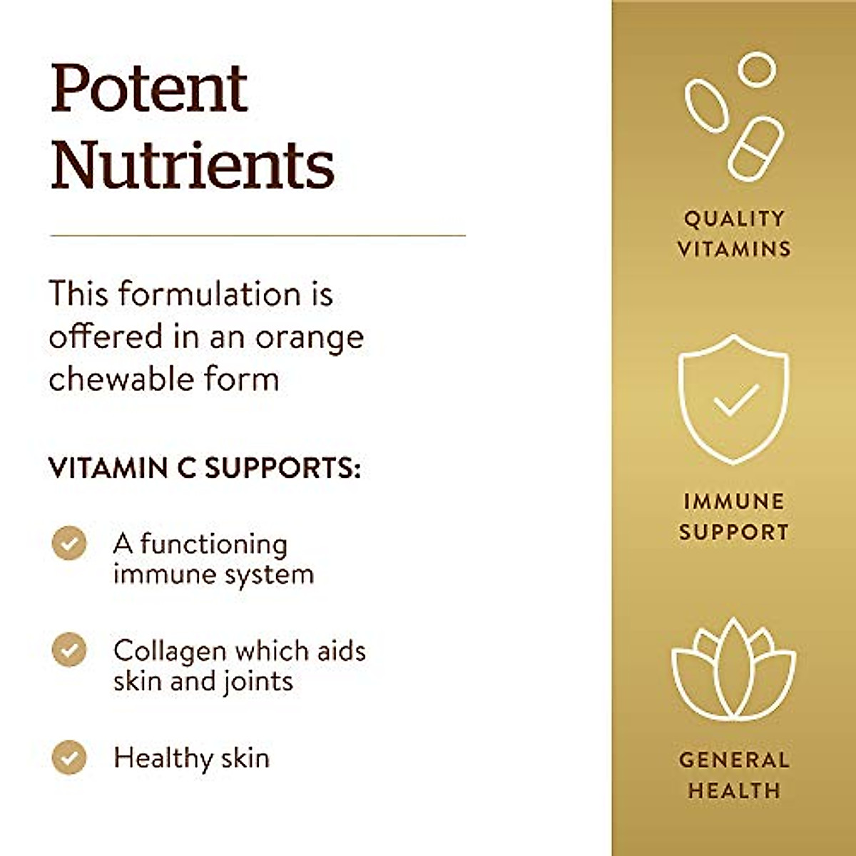 Solgar Vitamin C 500 mg Chewable Tablets, Orange Flavor - 90 Count - Antioxidant & Immune Support - Supports Healthy Skin & Joints - Non GMO, Vegan, Gluten Free, Kosher - 90 Servings