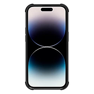 Tnarru Compatible with iPhone 14 Pro Case American Flag Pattern Hard PC Back and Soft TPU Sides Scratchproof Shockproof Protective Case for iPhone 14 Pro -Black