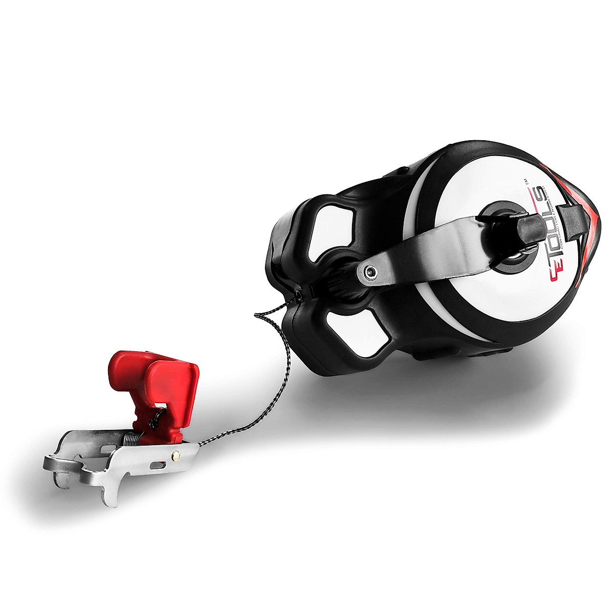 CE TOOLS Snapback® Chalkline with Releasable Tip & Mean Green® EXTREME VISIBILITY Marking Chalk - Made in USA