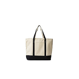 Extra Large Canvas Tote Bags with Zipper - 22 Inches Heavy Duty, Premium Zippered Tote Bag - Zip Top, 100% Organic Cotton, Sturdy, Washable Large Canvas Tote Bags - Multipurpose Canvas Shopping Bag
