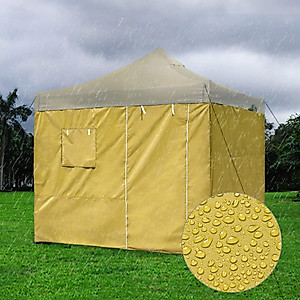 Instahibit 10x6.5 Ft Pop up Canopy Sidewall Kit Door Window Privacy 4 Pieces (Sidewall Only)