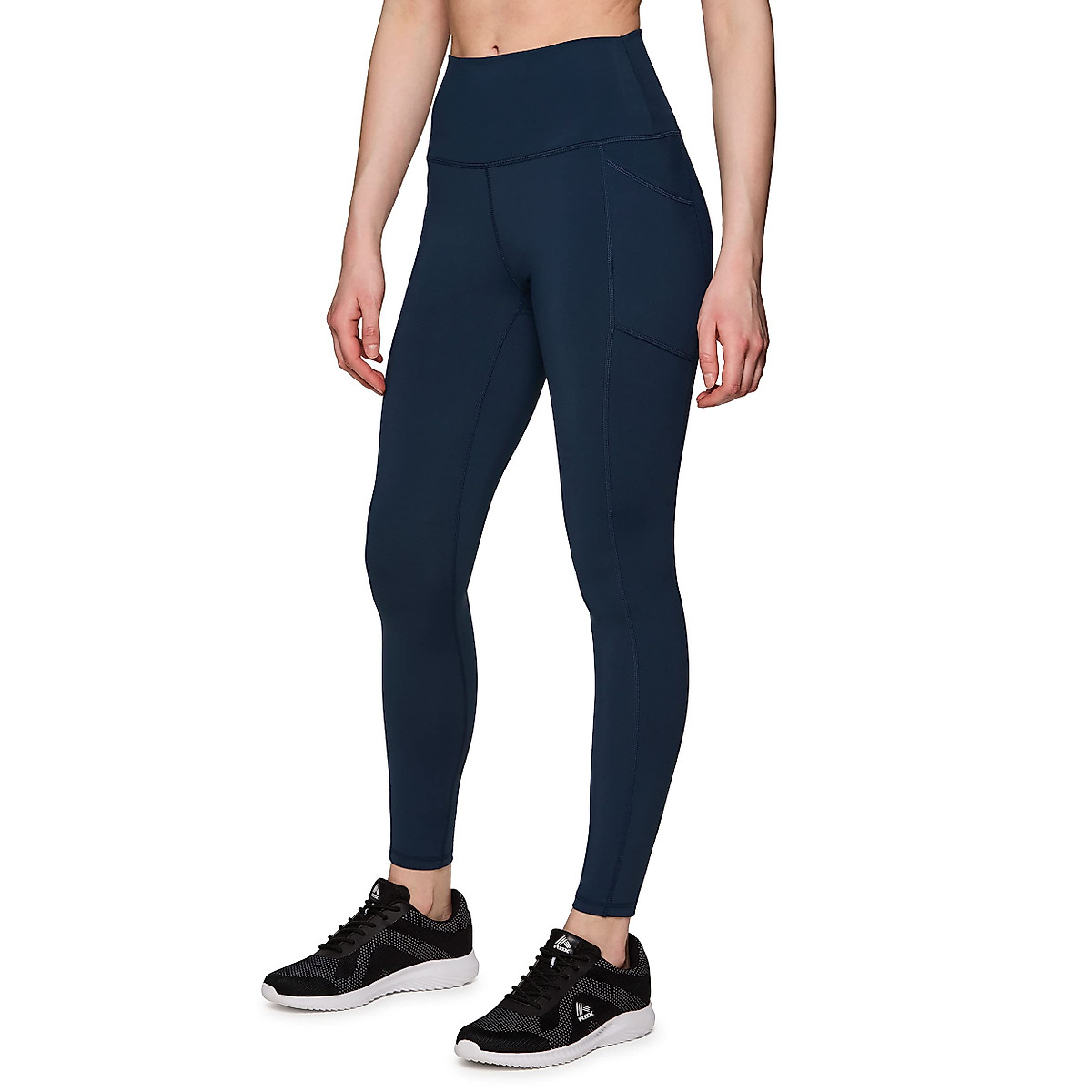 RBX Active Women's Squat Proof Full Length Gym Running Yoga Leggings Deep Teal F22 L