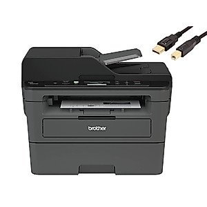 Brother DCP L25 50DWB All-in-One Wireless Monochrome Laser Printer, Print Scan Copy, Automatic Duplex Printing, 128MB Memory, 2400 x 600 dpi, 36 ppm, 250-Sheet, 50-Sheet ADF, Durlyfish