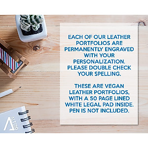 Alterd Industries California Highway Patrol - CHP State Trooper Gift, california highway patrol coffee Cup, Gifts for Officers Leather Portfolio Graduation (Black/Silver)