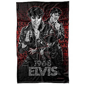 Elvis Presely Comback Performance Fleece Blanket (36x58)