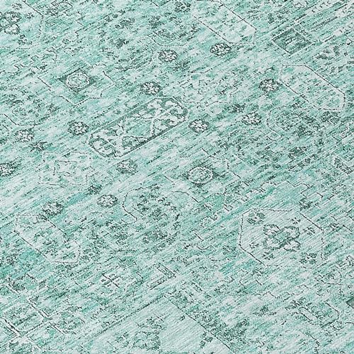 Addison Rugs Chantille ACN611 Teal 9' x 12' Indoor Outdoor Area Rug, Easy Clean, Machine Washable, Non Shedding, Bedroom, Living Room, Dining Room, Kitchen, Patio Rug