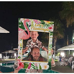 LaVenty Flamingo Bridal Shower Photo Prop Frame Tropical Bridal Shower Photo Booth Bridal Shower Photo Booth Flamingo Bridal Shower Photo Prop Bachelorette Photo Prop