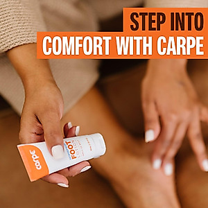 Carpe Antiperspirant Foot Lotion 3 Tubes WITH FREE APPLICATOR, A dermatologist-recommended solution to stop sweaty, smelly feet, Helps prevent blisters, Great for hyperhidrosis