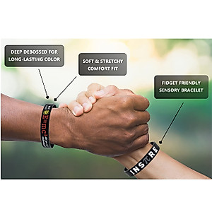 Giftphoria Assorted Math Bracelets (12pcs) - Math Gifts in Bulk for Students and Teachers - Educational Party Favors, Classroom Prizes and Awards for Math Graduates, Mathletes and Math Lovers