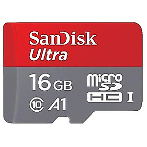 Sandisk Ultra micro SDHC Micro SD UHS-1 TF Memory Card 16GB 16G (Two Pack 16GB x2 =32GB) Class 10 Plus(1) Everything But Stromboli Memory Card Reader