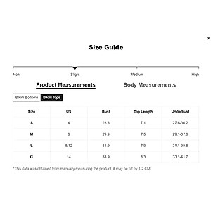 MakeMeChic Women's Ribbed High Waisted Bikini Sets Swimsuit Bathing Suit Watermelon Pink XL