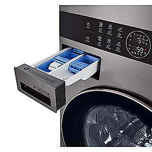 Single Unit Front Load LG WashTower™ with Center Control™ 4.5 cu. ft. Washer and 7.4 cu. ft. Gas Dryer