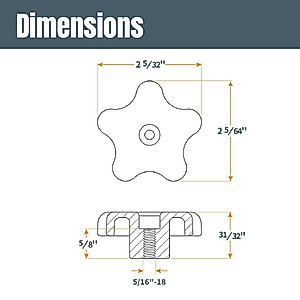 POWERTEC 71170 17-Piece Universal T-Track Kit w/ 48-Inch T Track and 16-piece 5/16"-18 Hardware kit
