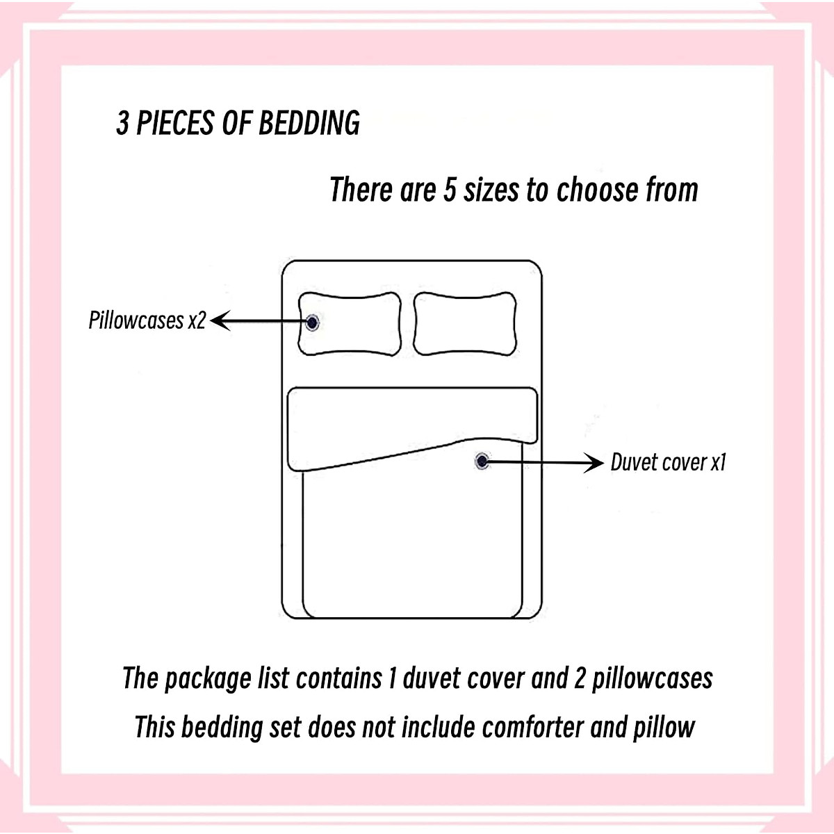 HRBK Blue Anopheles Mosquito Duvet Cover Twin - Insect Pattern Bedding Set Super Soft Comforter Cover + 2 Pillowcases 20"x26", 110gsm Microfiber Comfortable Duvet Covers 3 Piece with Zipper