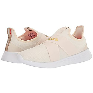 adidas Women's Puremotion Adapt Running Shoe, Off White/Off White/Golden Beige, 8.5