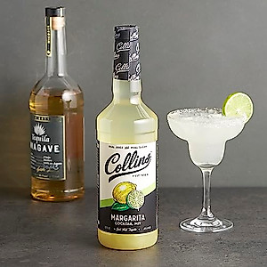 Collins Margarita Mix | Made With Lime, Lemon and Orange Juice With Natural Flavors | Cocktail Recipe Ingredient, 32 fl oz