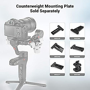 SMALLRIG Removable Counterweight 100g for DJI Ronin S / Ronin RS 2 / Ronin-SC / Ronin RSC 2 and Zhiyun Gimbal Stabilizers – 2284