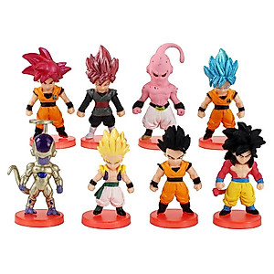 Dragon Ball Z 16-Piece Action Figure Set, 3-inch Collectibles for Cake Toppers & Party Favors
