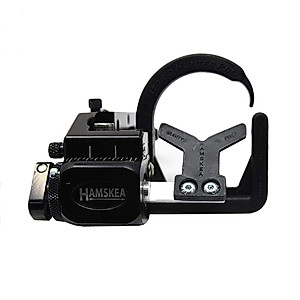 Hamskea Archery Solutions Hybrid Hunter Pro Left Hand Micro Tune All Black Arrow Rest (210882)