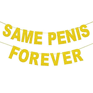 Snogisa Bachelorette Party Banner, Hen Party Favors Sign Engagement Decorations, Pop Bridal Shower Supplies, Photo Booth Props Gold Backdrop Wedding (Golden)