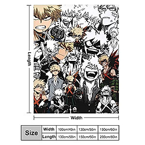Anime Throw Blanket Merch Soft Plush Bedding Sofa Warm Flannel Fleece Blankets for Kids Adult Gifts 50&quot;x40&quot;