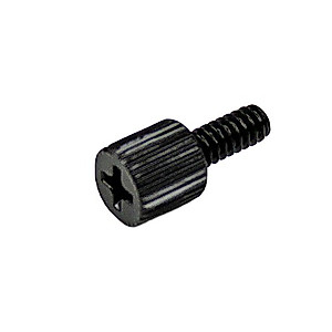 StarTech.com 6-32, 5/16in Long Black Metal Computer Case Thumbscrew - Pkg of 50 (SCREWTHUMB)