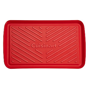 Cuisinart CPK-200 Grilling Prep and Serve Trays, Black and Red Large 17 x 10. 5